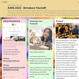 AIMS Programme Official | Instagram, Facebook | Linktree